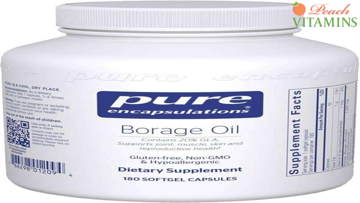 Pure Encapsulations Borage Oil: A Supplement That Can Help Improve Your ...