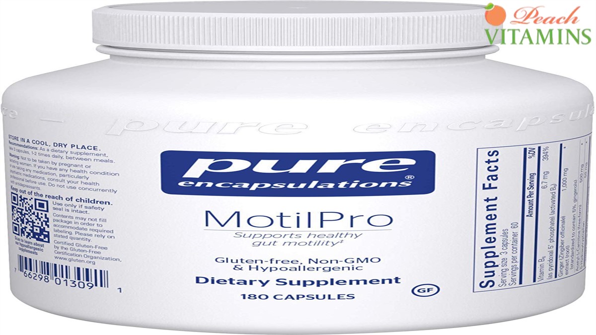 Pure Encapsulations Motilpro, 180 Capsules: Is Motilpro The Best Option ...